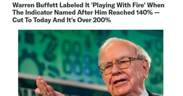 "Chỉ báo Warren Buffett" cao chưa từng có trong lịch sử, gióng hồi ...
