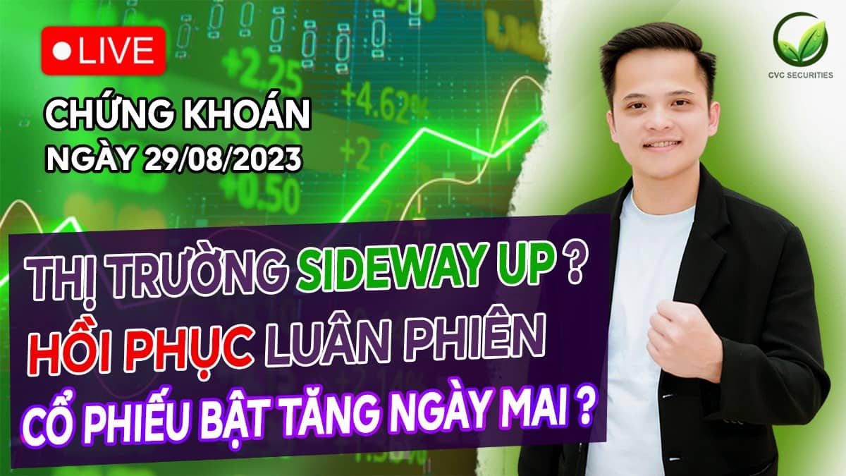 Chứng khoán hôm nay | Nhận định thị trường 29/8/2023: Vnindex sideway up ?. Nguồn Youtube Quốc ...