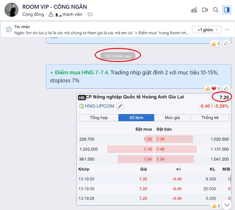 HNG giá 7.2 Đỏ không mua xanh lấy gì bán. Cổ phiếu đã về hỗ trợ ma10 có dấu hiệu tăng trở lại ...